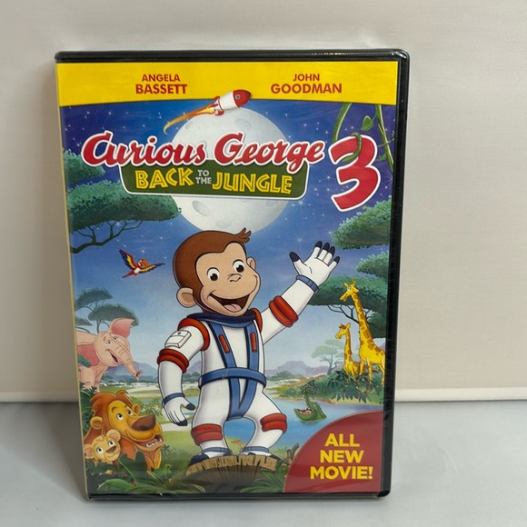 Curious George | Other | Nwt Curious George 3 Back To The Jungle Dvd ...